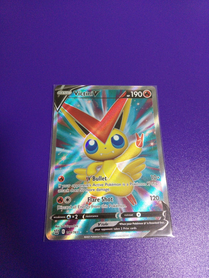 Pokemon TCG Victini V Full Art Ultra Rare - SS5 Battle Styles, Hobbies ...