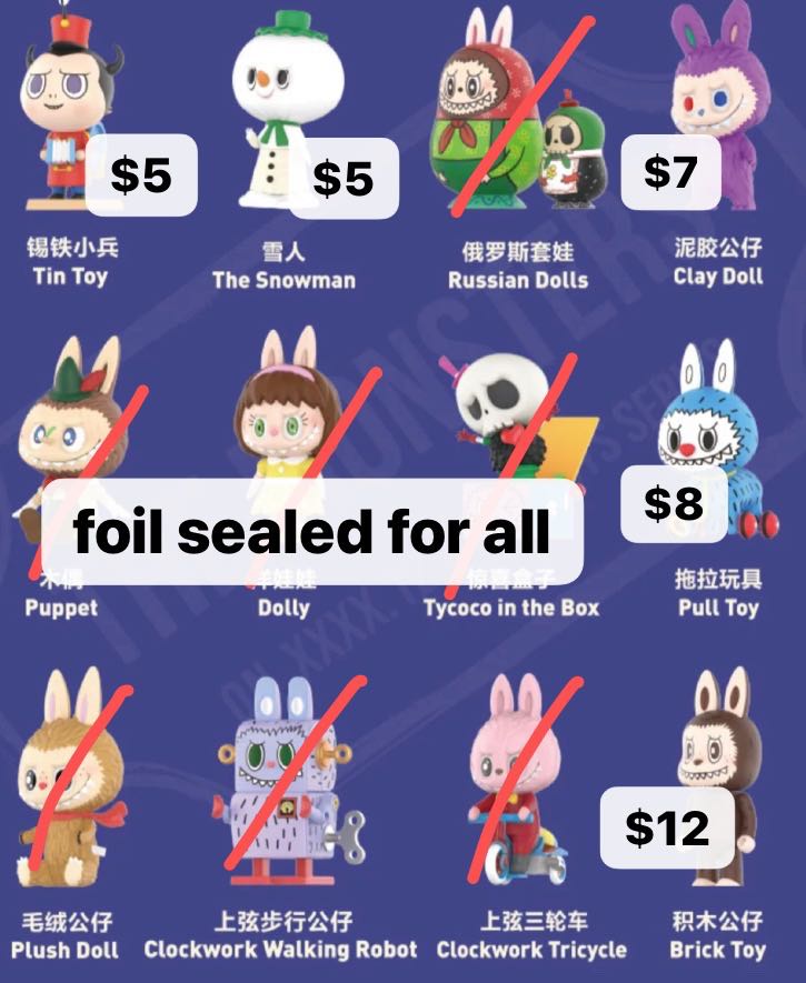Popmart Labubu The Monsters Toys, Hobbies & Toys, Toys & Games on Carousell