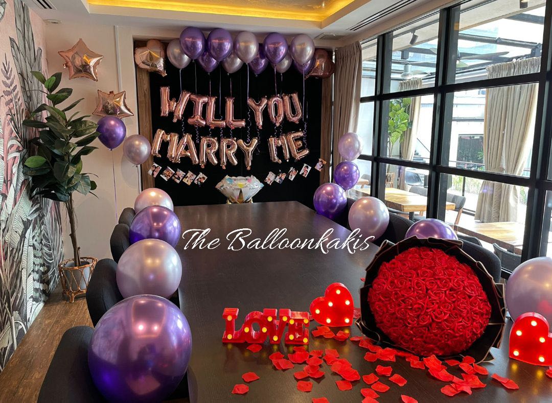 Proposal decorations setup package, Hobbies & Toys, Stationery & Craft ...