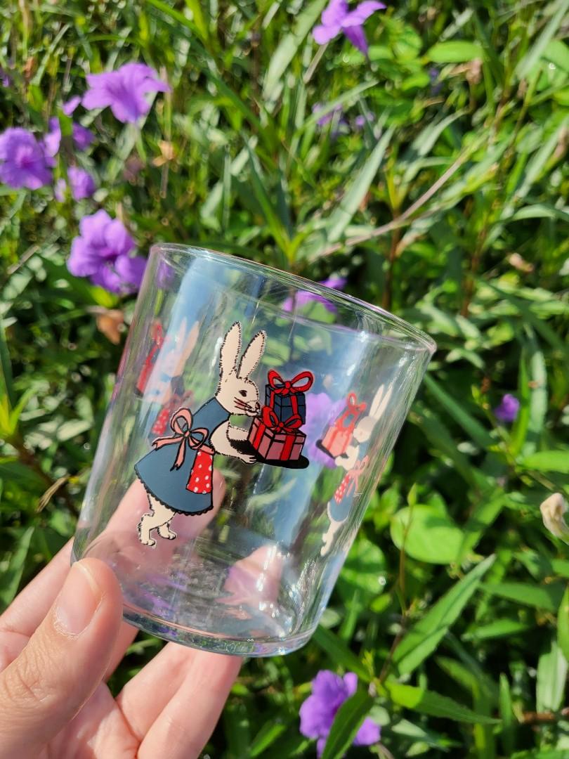 Rabbit / Bunny Ikea glass cup, Furniture & Home Living, Kitchenware ...
