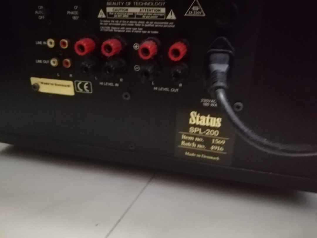Rared STATUS 12"active sub, Audio, Other Audio Equipment on Carousell