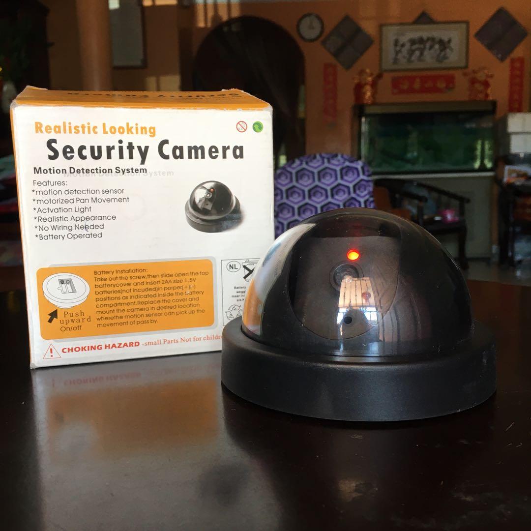 Realistic looking security camera, Furniture & Home Living, Security ...