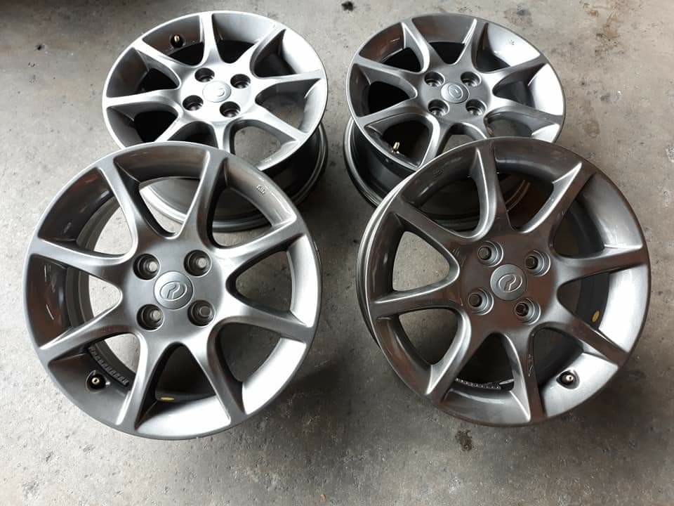 Rim Original Alza Adv 15" pcd 4x100, Auto Accessories on Carousell