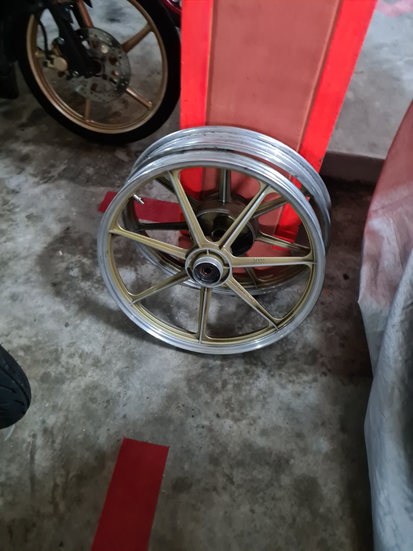Rxz kawa gto front rim 18, Motorcycles, Motorcycle Accessories on Carousell