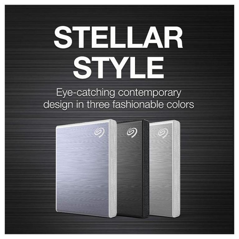 Seagate 2TB One Touch USB 3.2 Gen 2 External Solid State Drive SSD ...