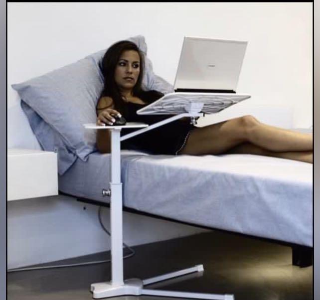 Side computer table, Furniture & Home Living, Furniture, Tables & Sets ...