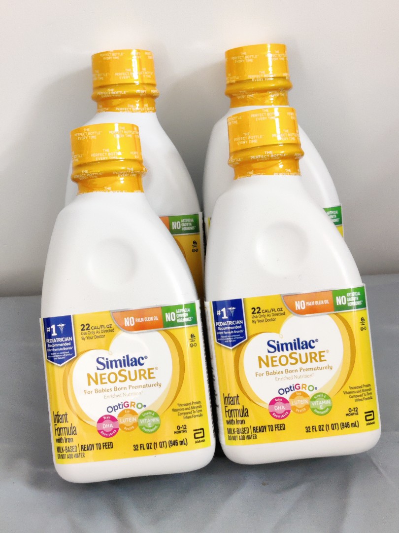 Similac Neosure for babies born prematurely ready to feed 早產嬰兒配方即用水奶 ...