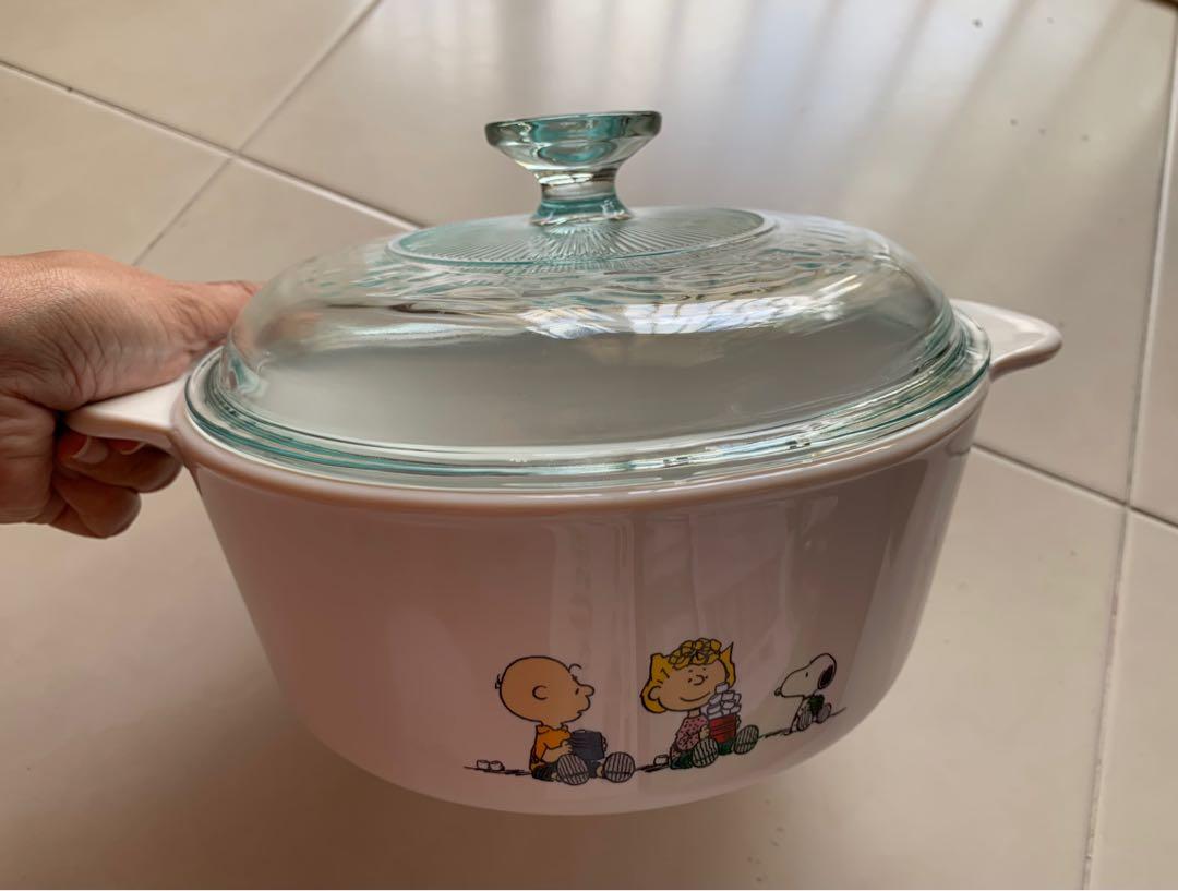 Snoopy Corningware Casserole 2.25L, Furniture & Home Living ...