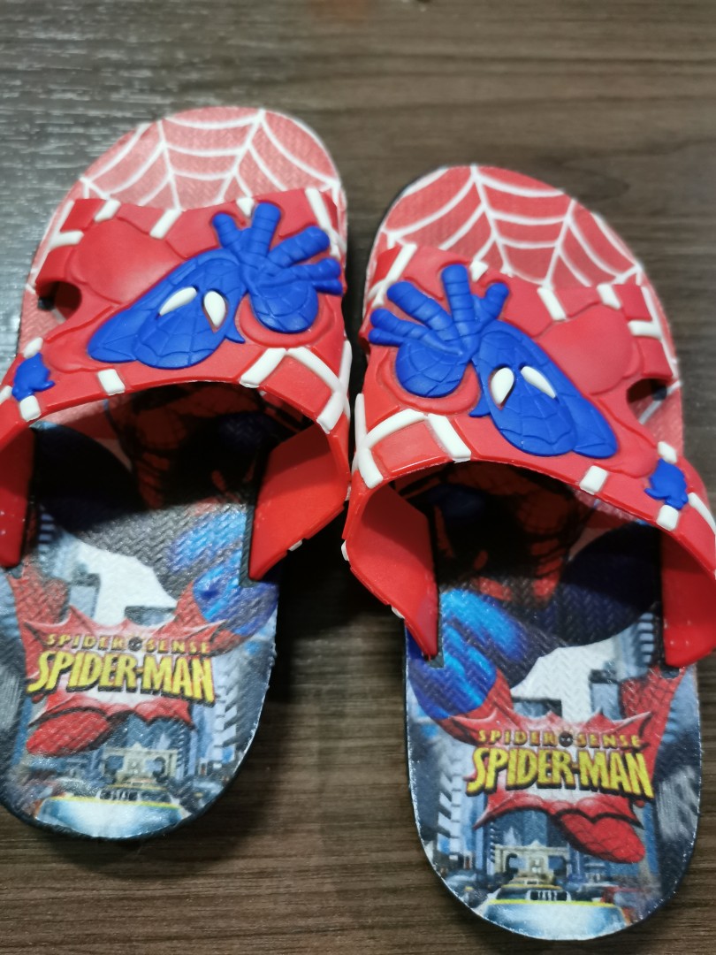 Spiderman sandals, Babies & Kids, Babies & Kids Fashion on Carousell