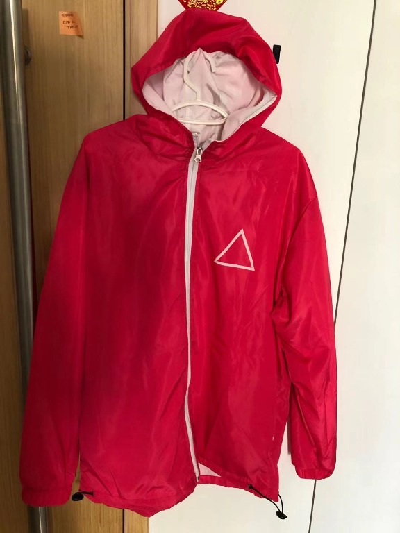 SQUID GAME - RED Jacket ONLY, Men's Fashion, Coats, Jackets and ...