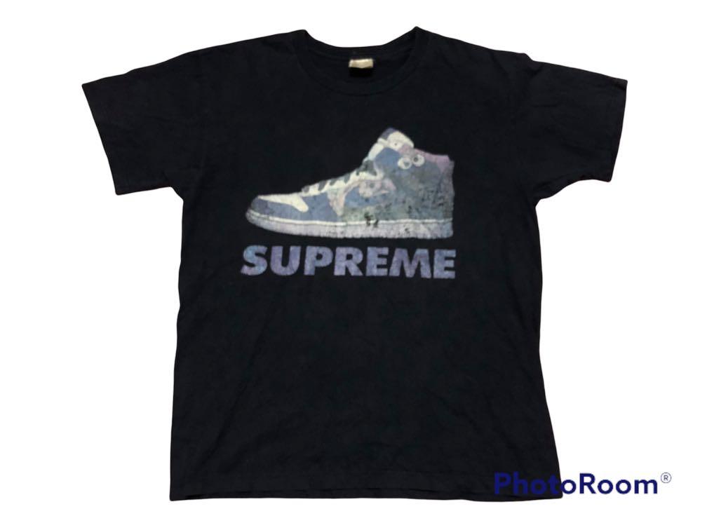 supreme x elmo x nike jordan , tshirt supreme, Men's Fashion, Tops ...