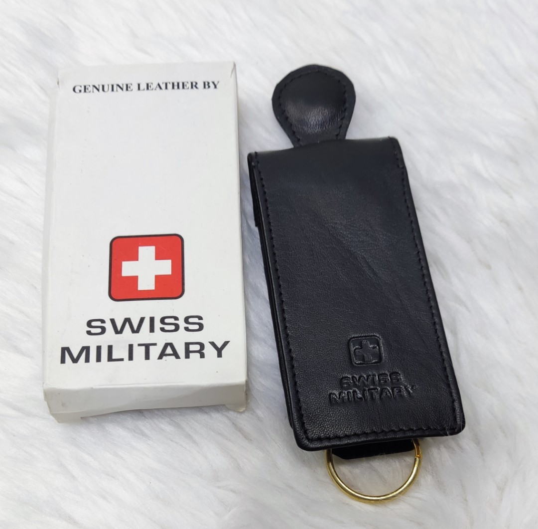 Swiss Military Genuine Leather Key Holder, Men's Fashion, Watches ...