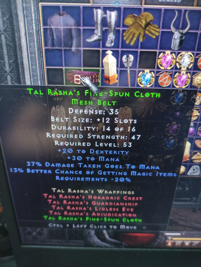 Tal rasha belt 13 mf, Video Gaming, Video Game Consoles, Others on ...