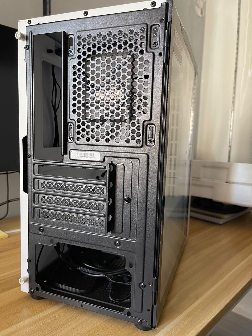 TECWARE FORGE M2 WHITE mAtx case with pre installed 3 tecware 12cm ARGB ...