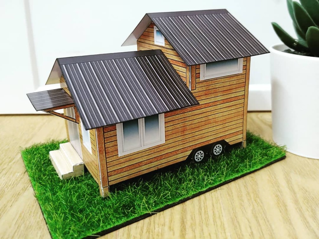 Tiny House papercraft, Hobbies & Toys, Stationery & Craft, Handmade ...