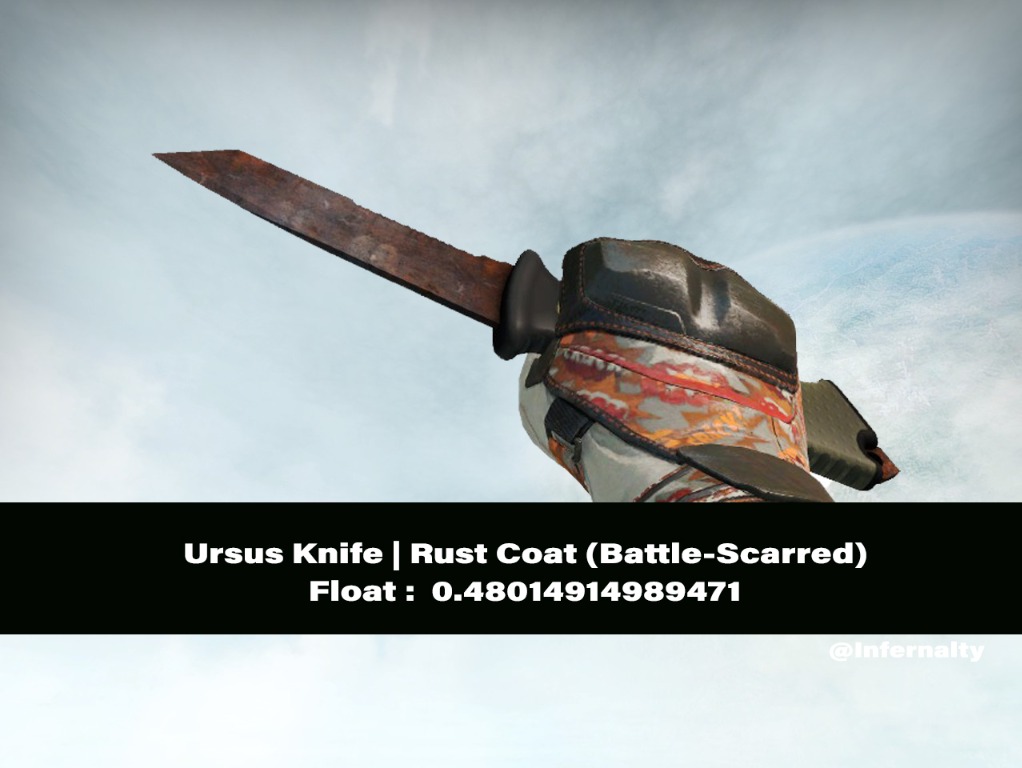 Ursus Knife Rust Coat BS CSGO SKINS KNIVES, Video Gaming, Gaming ...