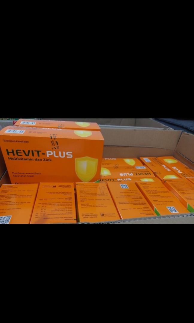 Vitamin C Hevit Plus 1 box ( 100 tablet ), Kesehatan & Kecantikan ...