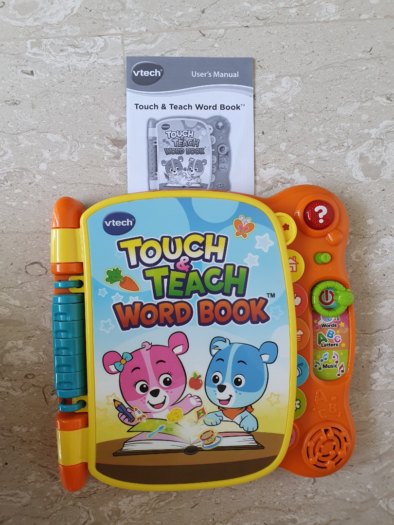 VTech Touch and Teach Word Book, Hobbies & Toys, Books & Magazines ...