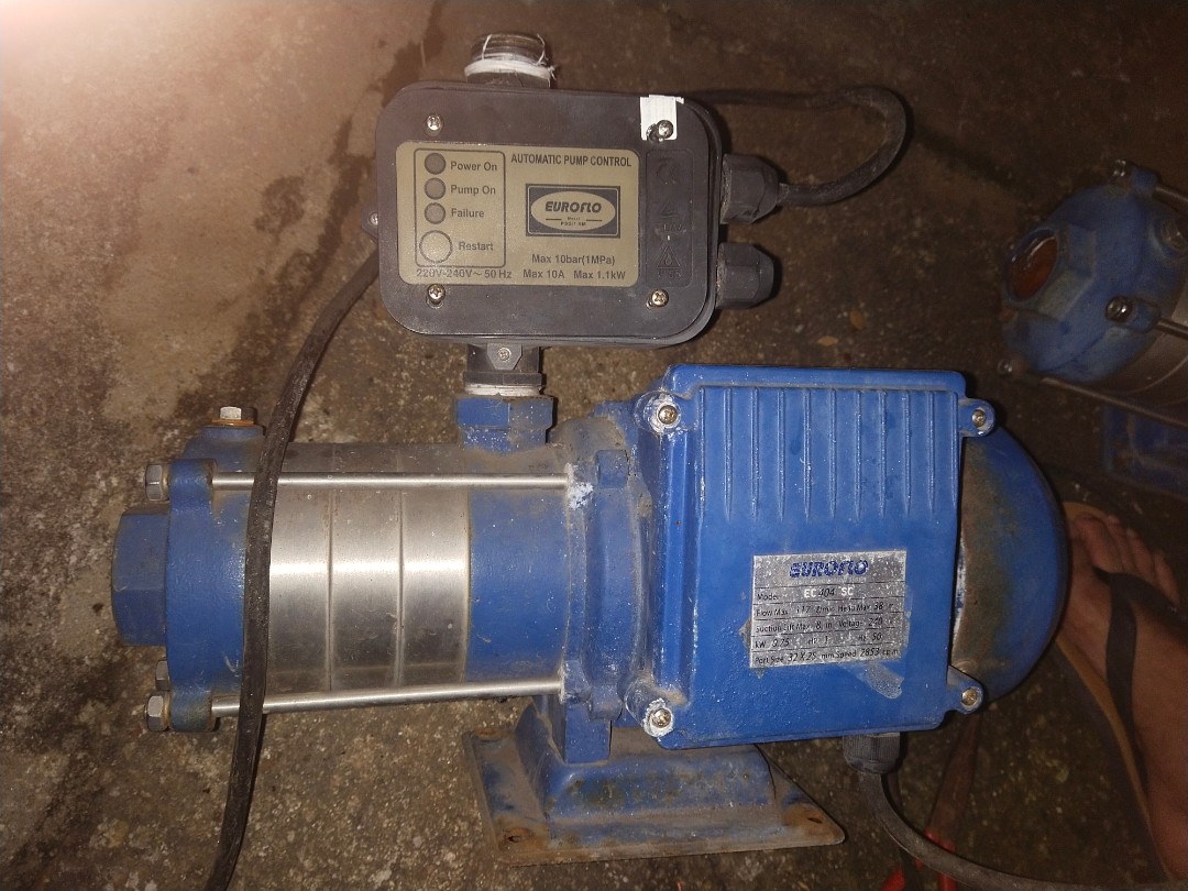 Water pump Euroflo, TV & Home Appliances, Water Heater & Instant ...