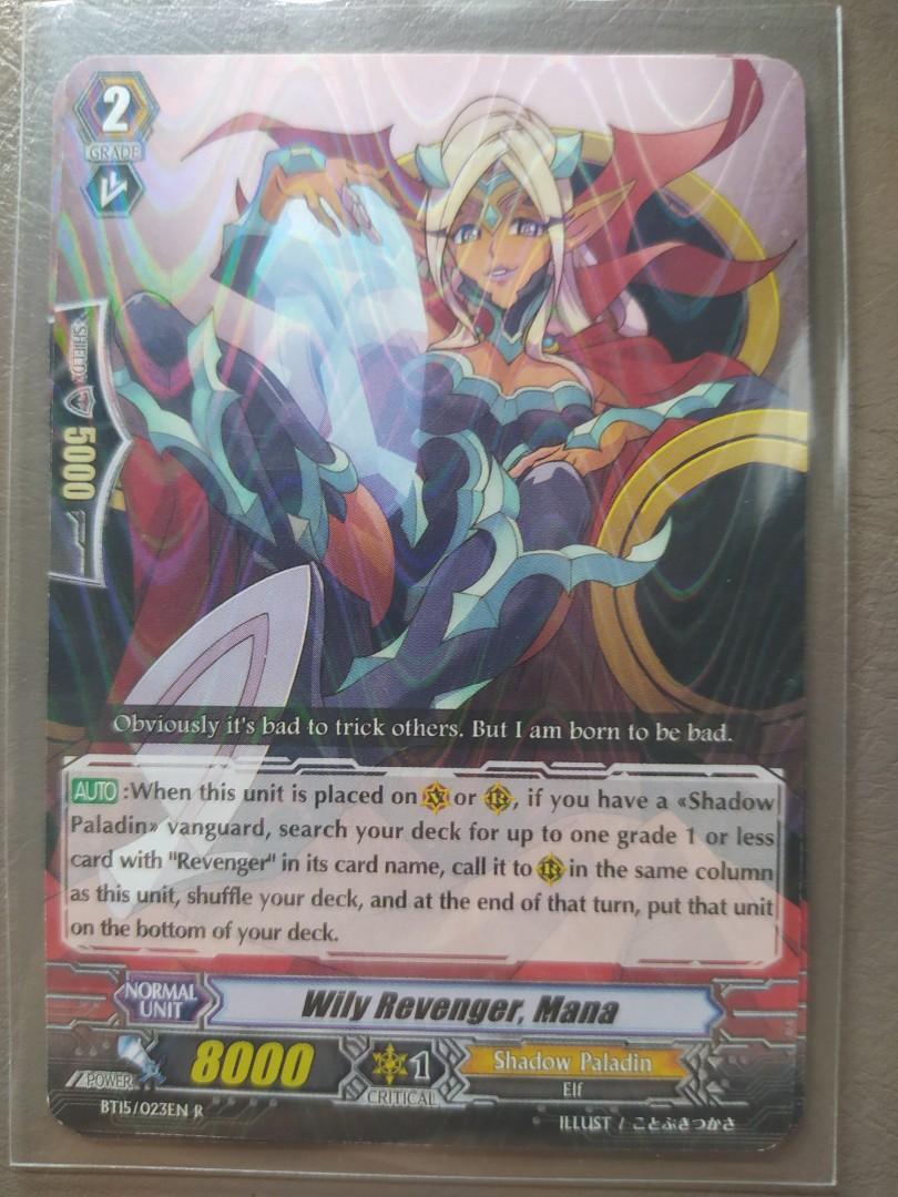Wily Revenger, Mana (Cardfight Vanguard BT15), Hobbies & Toys, Toys & Games on Carousell