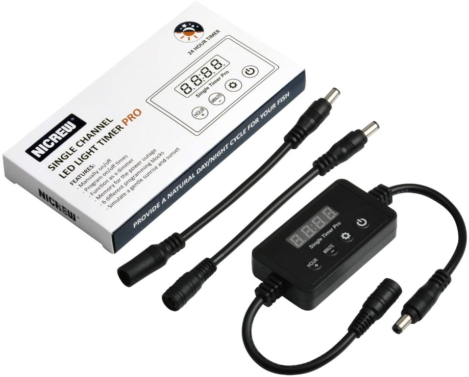 X5213 NICREW Single Channel LED Ramp Timer PRO for Aquarium Light, LED ...