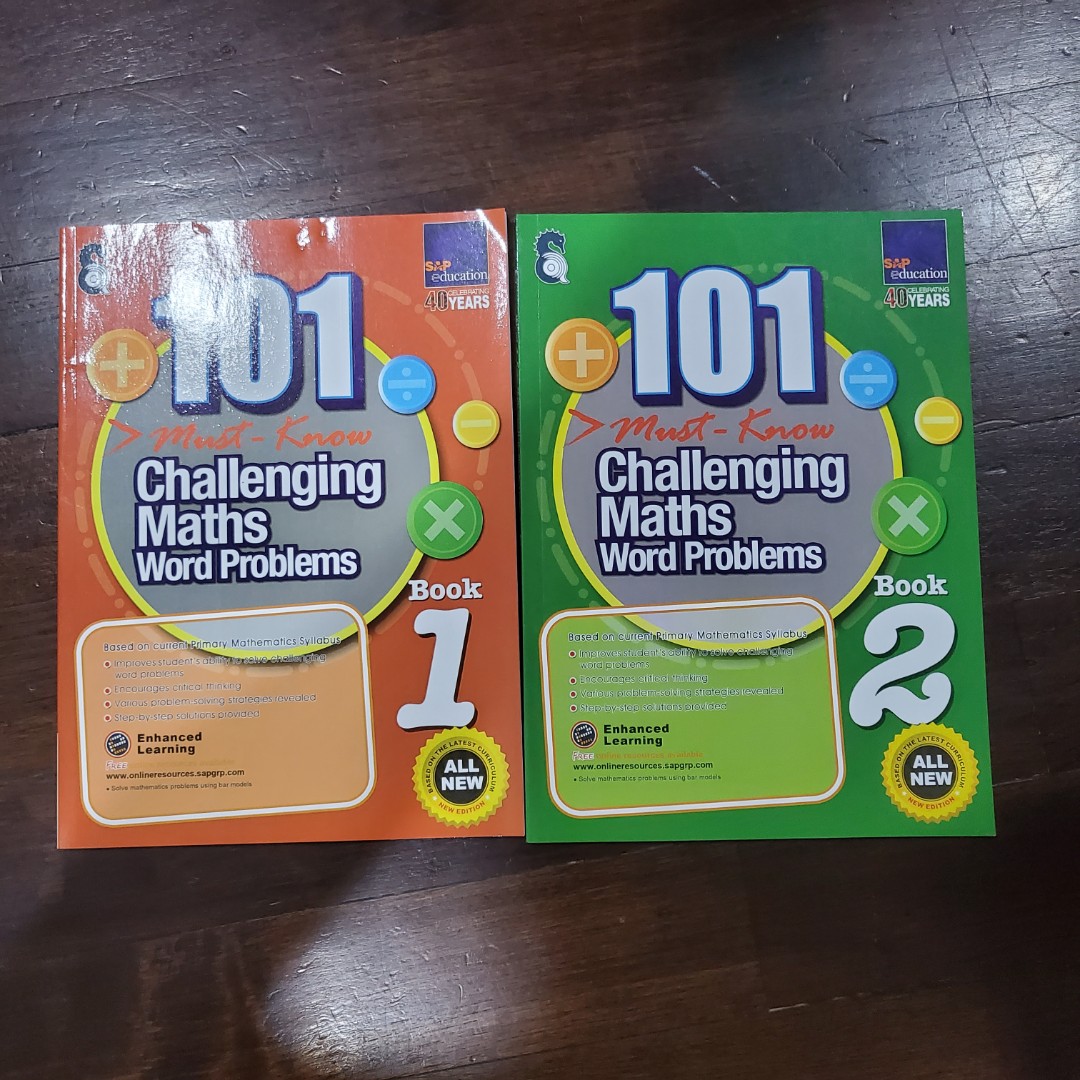 101 Must Know Challenging Maths Word Problem, Hobbies & Toys, Books ...
