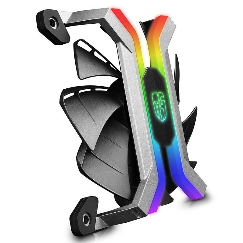 3*ARGB fans Deepcool MF120S with controller, Computers & Tech, Parts ...