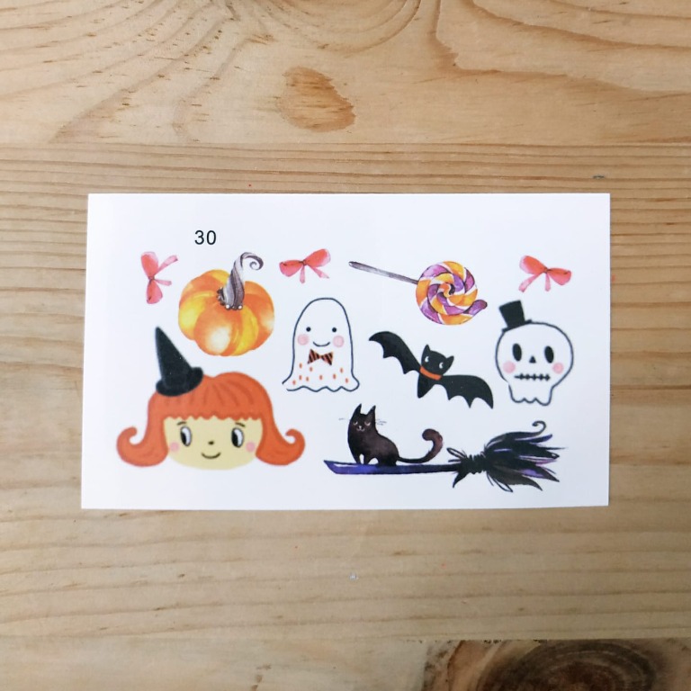 萬聖節水印貼紙 Halloween Watermark Sticker, 興趣及遊戲, 手作＆自家設計, 文具及工藝 - 手作 - Carousell