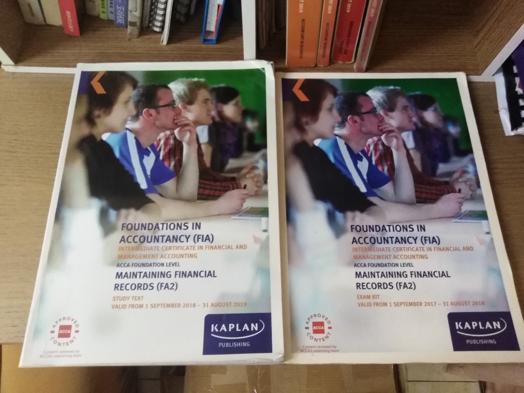 ACCA CAT/FIA FA2 Textbook & Revision Kit, Hobbies & Toys, Books ...