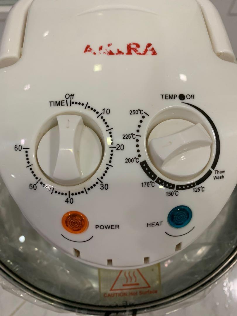 Akira Glass Convection Oven / Broiler / Airfryer, Furniture & Home ...