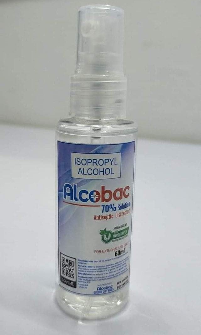 Alcobac Alco 70%, Beauty & Personal Care, Sanitizers & Disinfectants on ...