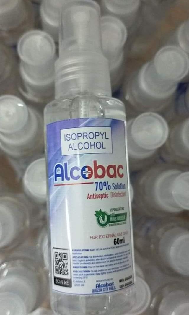 Alcobac Alco 70%, Beauty & Personal Care, Sanitizers & Disinfectants on ...