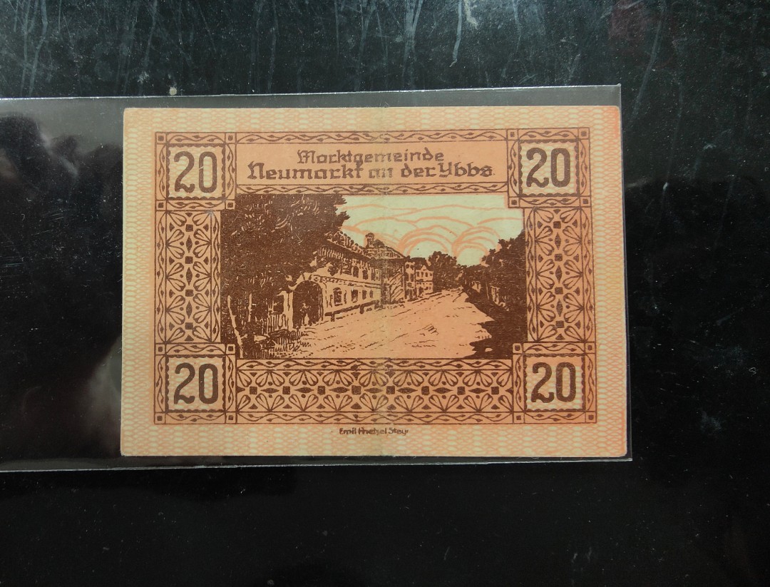 Austria Notgeld 1920 20 Heller Banknote Currency XF, Hobbies & Toys ...