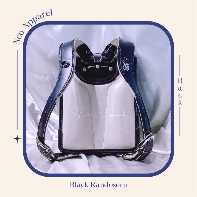 Authentic Black Randoseru w/ Dark Blue Interior Japanese Backpack, Men ...