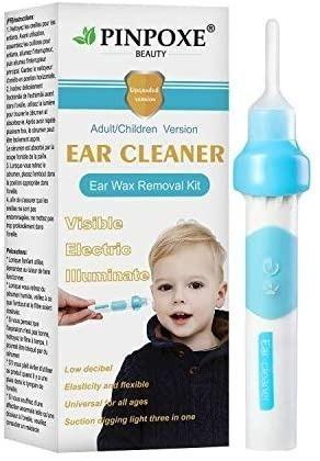 Branded PINPOXE Portable Automatic Electric Vacuum Ear Wax, Ear Vacuum ...