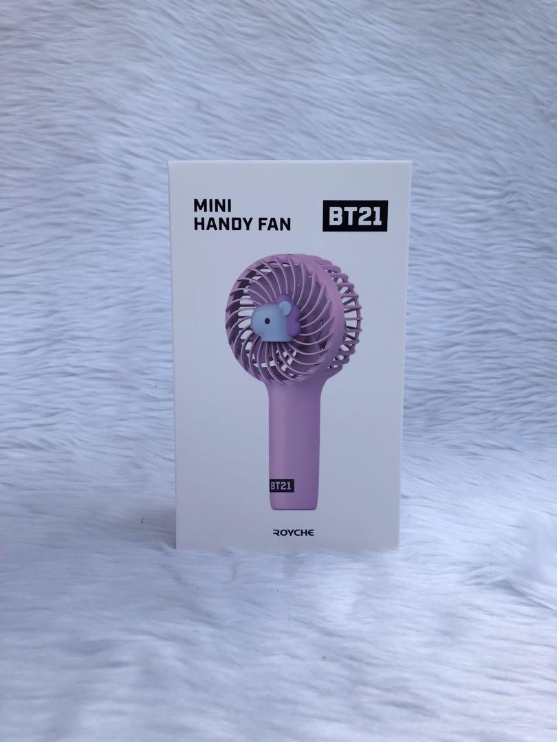 BT21 MINI HANDY FAN, Hobbies & Toys, Memorabilia & Collectibles, K-Wave ...