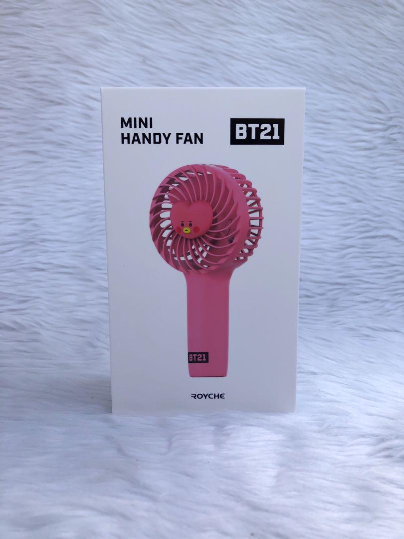 BT21 MINI HANDY FAN, Hobbies & Toys, Memorabilia & Collectibles, K-Wave ...