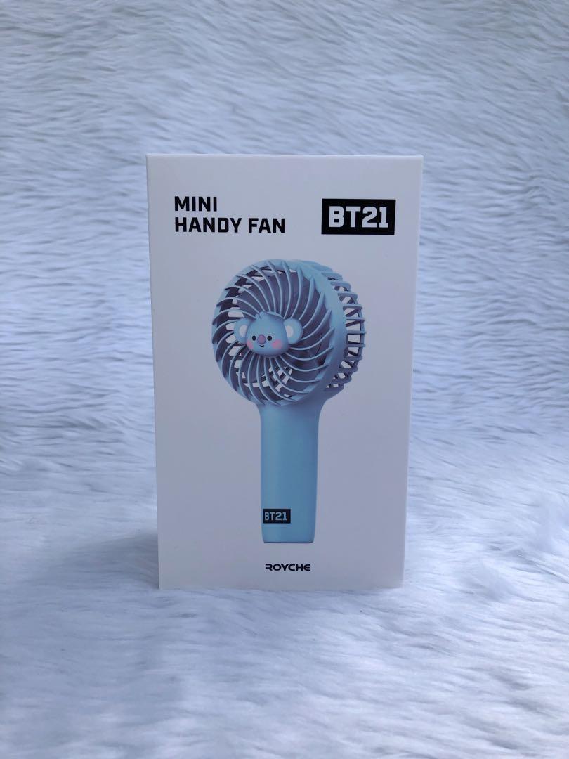 BT21 MINI HANDY FAN, Hobbies & Toys, Memorabilia & Collectibles, K-Wave ...