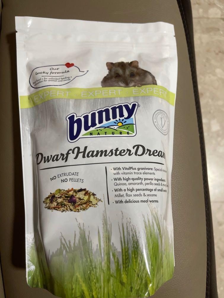 Bunny nature dwarf hamster mix 500g, Pet Supplies, Pet Food on Carousell