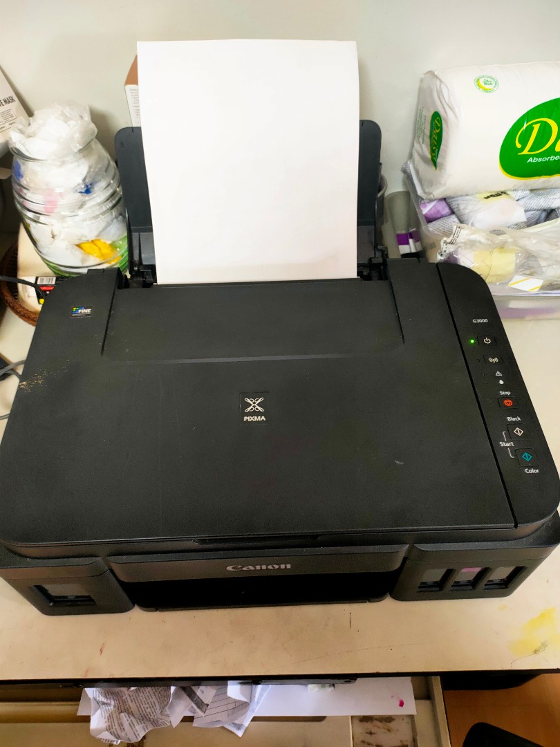 Canon g3000, Computers & Tech, Printers, Scanners & Copiers on Carousell