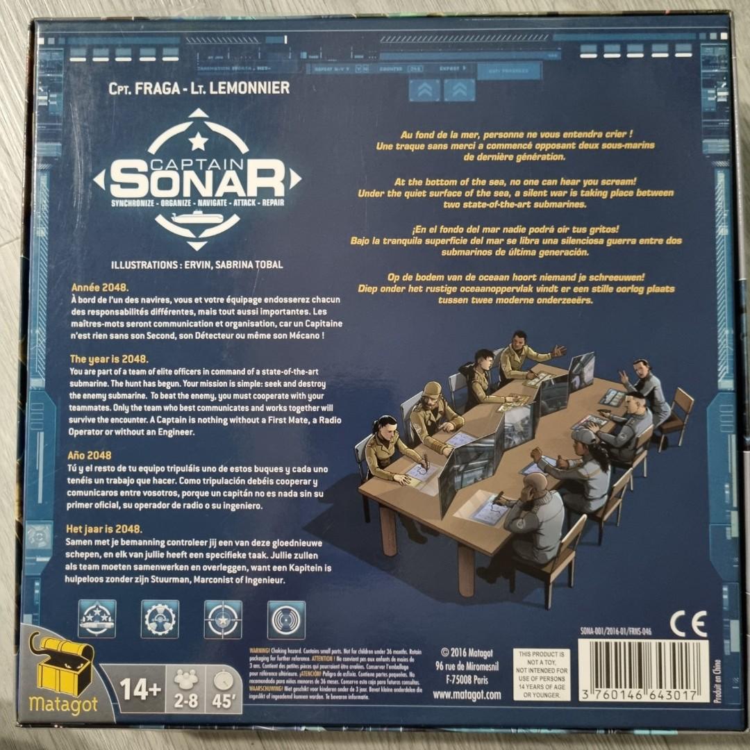 Captain Sonar - Board Game, Hobbies & Toys, Toys & Games on Carousell