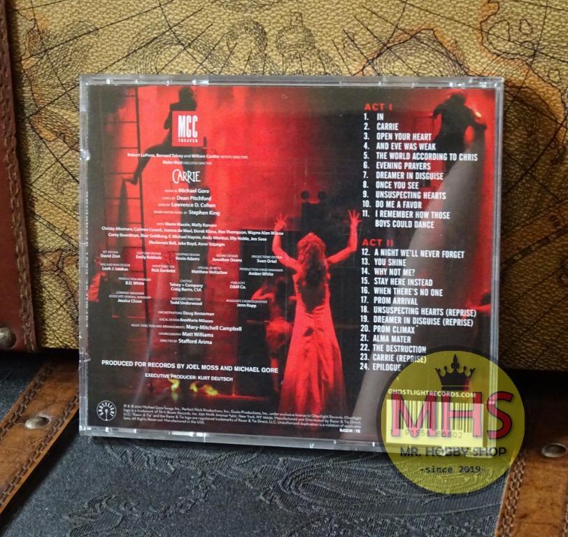 Carrie The Musical: Premiere Cast Recording CD (100% Original Copy ...
