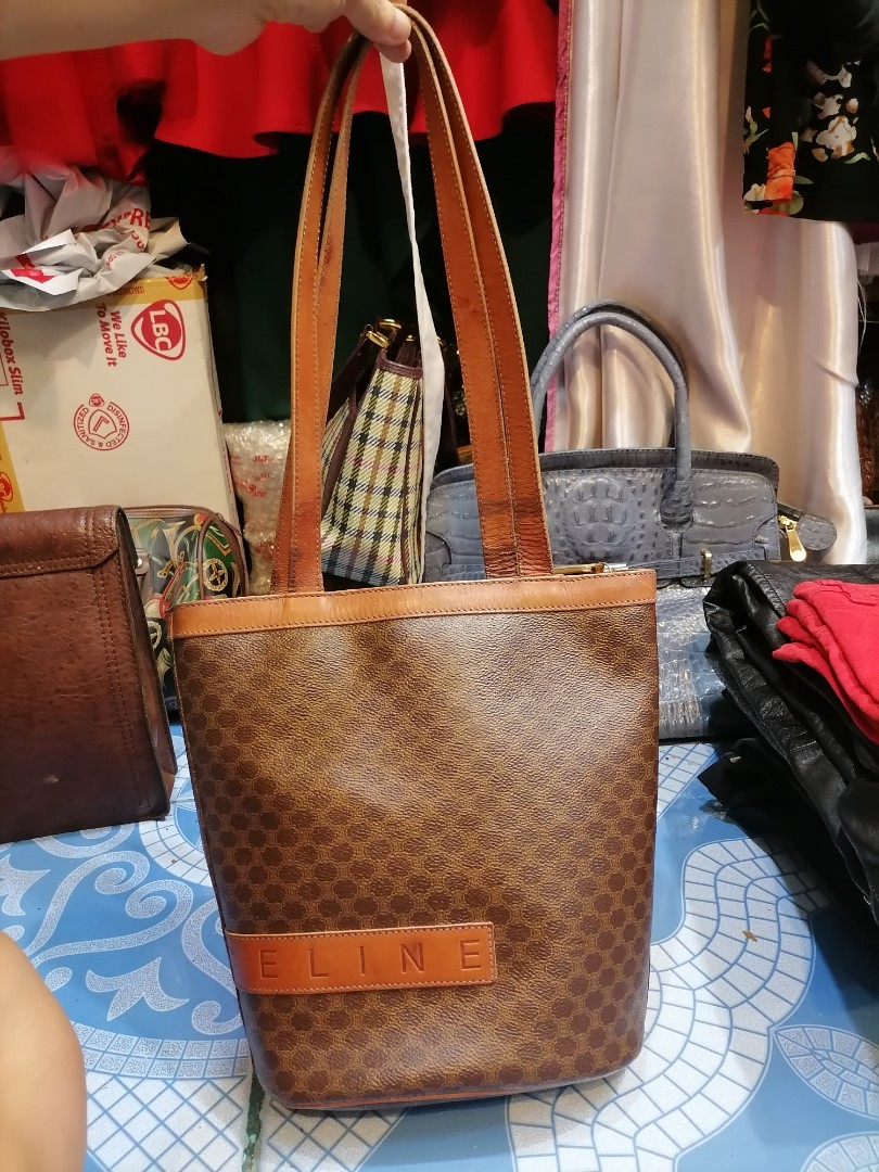 Celine Bucket Long Handle Project Bag, Luxury, Bags & Wallets on Carousell
