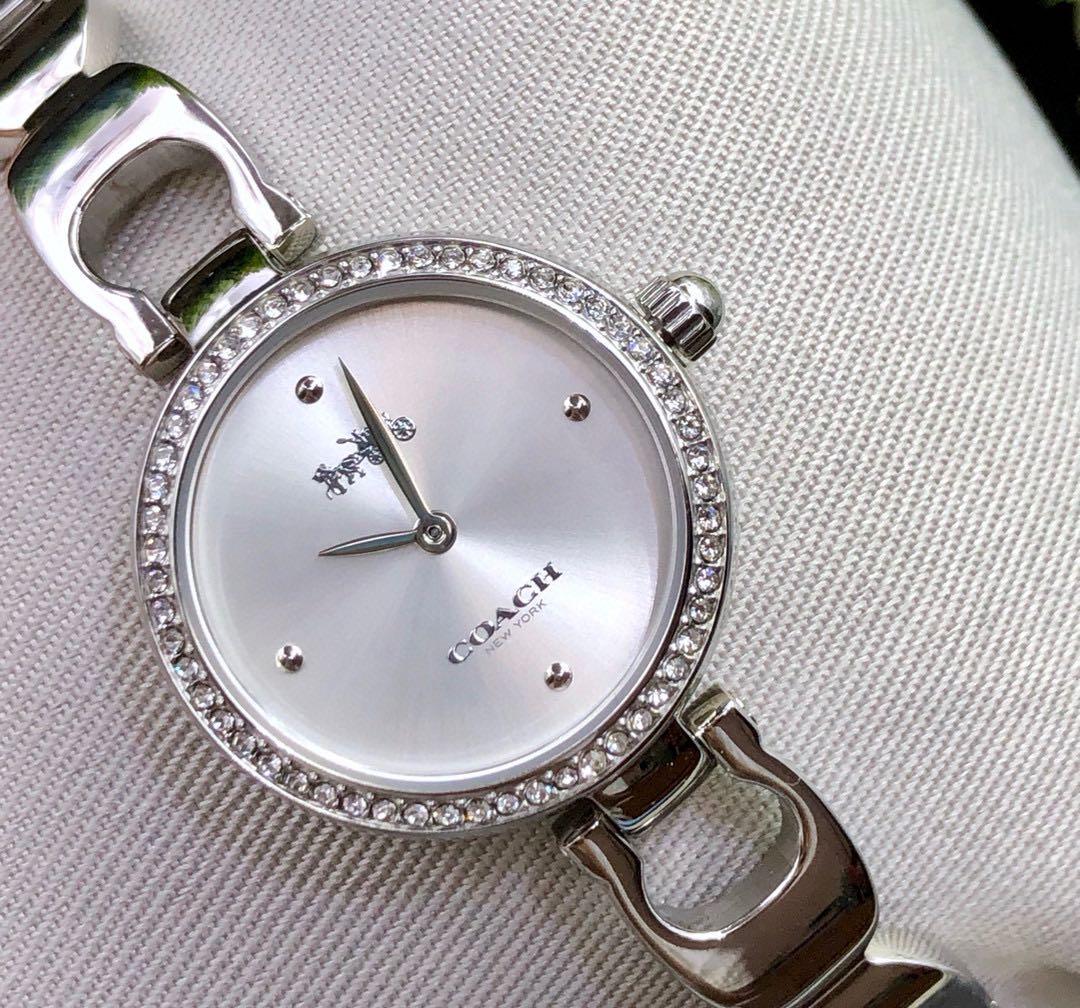 Coach Watch 14503172 14503170 Classic black needle with diamond, Women ...