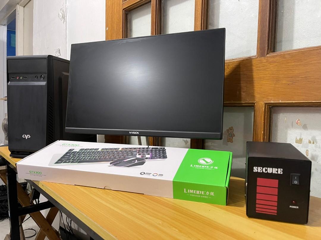 COMPUTER DESKTOP SET - RYZEN 3 3200G / FREE MONITOR 22' / AVR ...