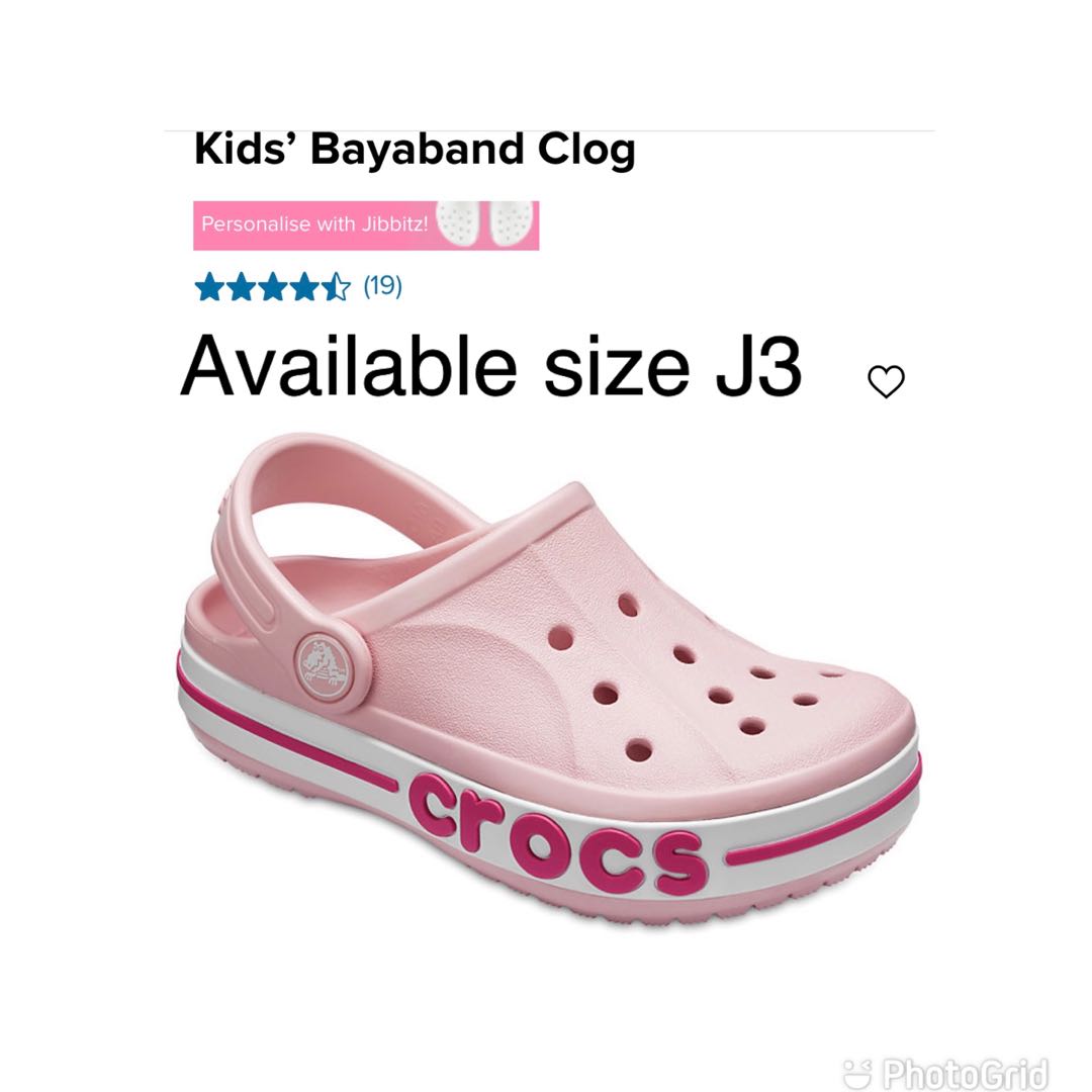 Crocs size J3, Babies & Kids, Babies & Kids Fashion on Carousell