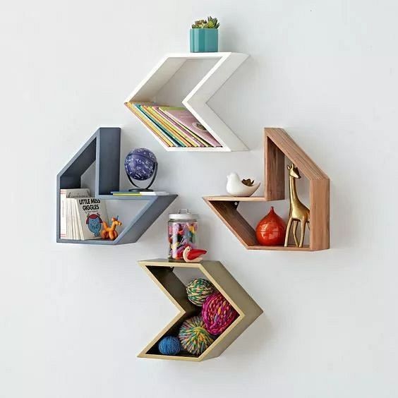 Custom Wall Arrow design display shelf, Furniture & Home Living, Home ...