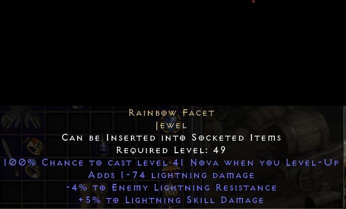 D2R | Diablo 2 Resurrected Rainbow Facet Jewel Light 4/5, Video Gaming ...
