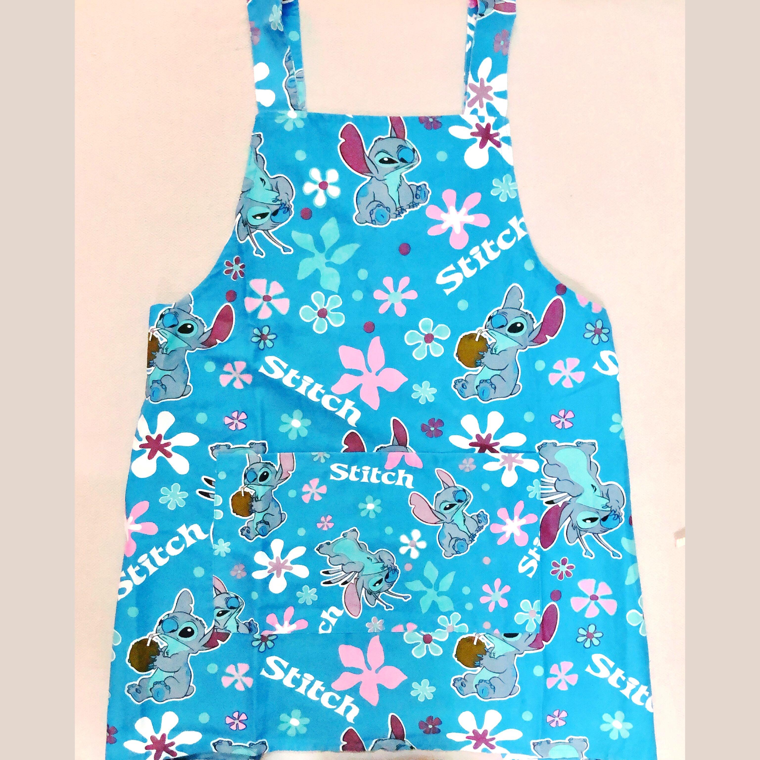 Disney Stitch Adult Apron, Furniture & Home Living, Kitchenware ...