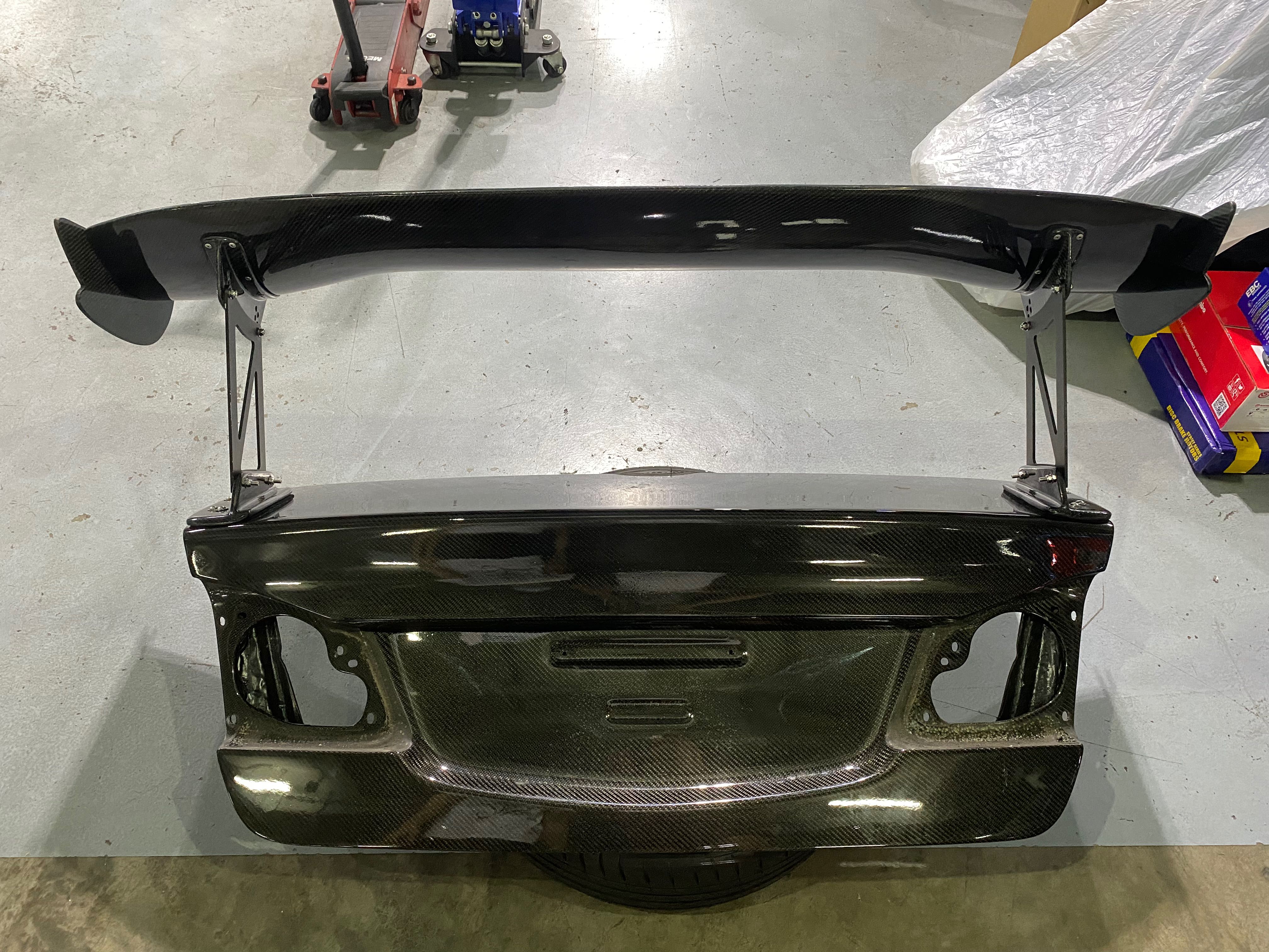 FD2R CF Js Racing replica Boot and GT Spoiler, Car Accessories ...